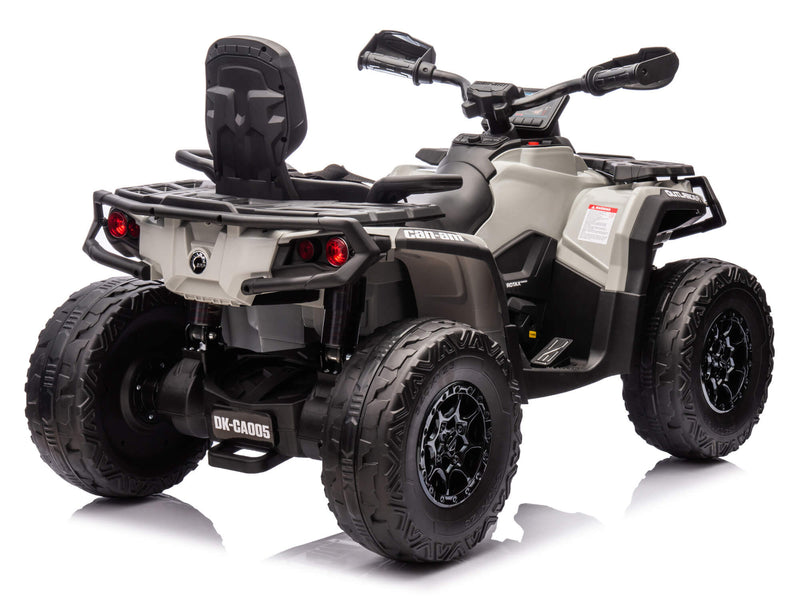 Can-Am Outlander 24V 4WD Kids Ride-On ATV Quad | Gray